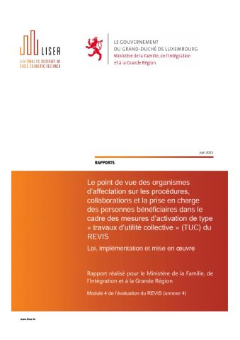 Le point de vue des organismes d’affectation sur les procédures, collaborations et la prise en ...